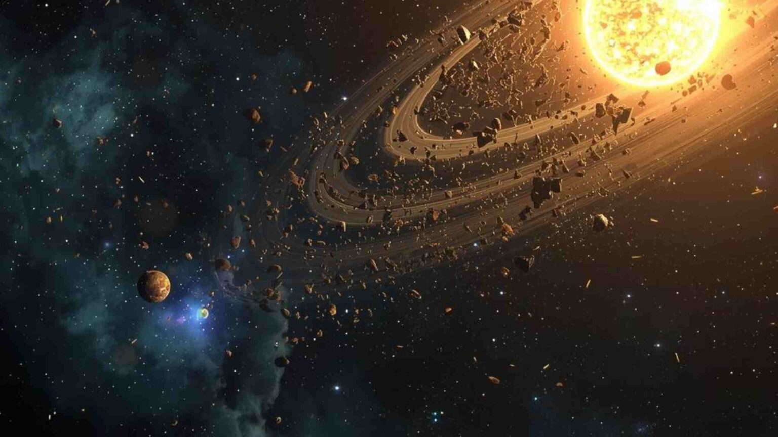 James Webb revela disco misterioso que pode estar criando futuras luas