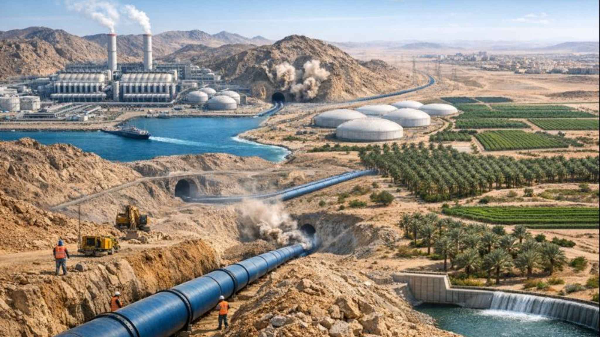 Arábia Saudita cria sistema que transforma água do mar em potável no ...